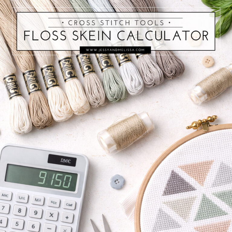 DMC Floss Skein Calculator | Jessy + Melissa